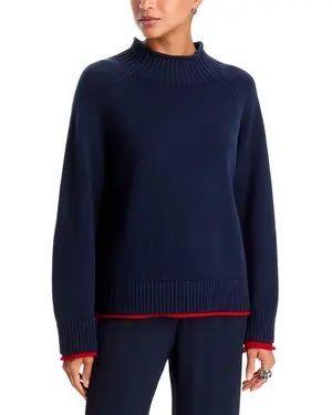Rag & Bone Hazel Roll Neck Sweater - Navy