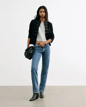 Rag & Bone Sutton Mid Rise Slim Straight Cigarette Jeans