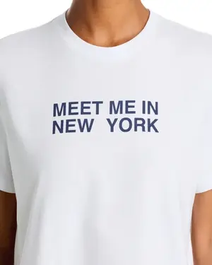 Rag & Bone Meet Me In New York Giovanni Cotton Tee