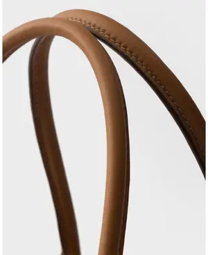 Prada Medium Leather Top-handle Bag - Brown