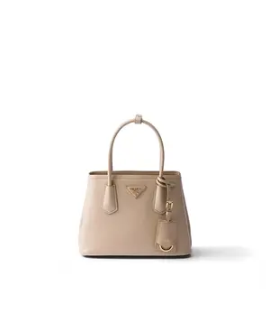Prada Double Small Saffiano Leather Bag Powder
