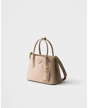 Prada Double Saffiano Leather Bag - Powder