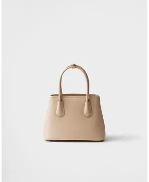 Prada Double Saffiano Leather Bag - Powder