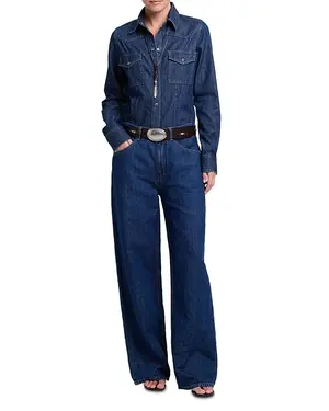 TWP Mustang Sally Cotton Denim Shirt