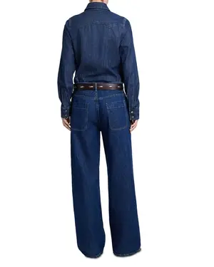 TWP Mustang Sally Cotton Denim Shirt