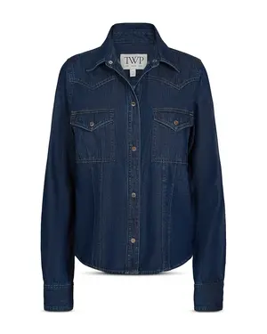 TWP Mustang Sally Cotton Denim Shirt