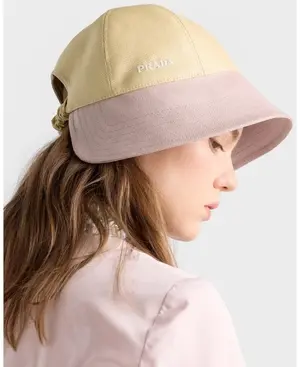 Prada Canvas Bucket Hat