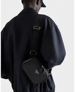 Prada Saffiano Leather Shoulder Bag