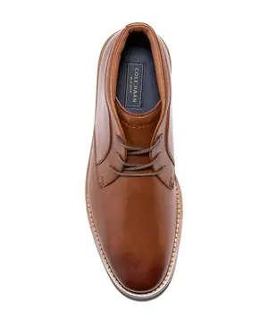 Cole Haan Grand Neoclassic Flexcraft Leather Chukka Boots - British Tan