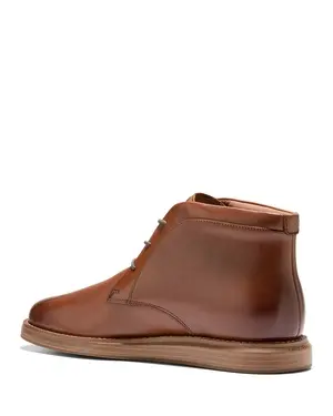 Cole Haan Grand Neoclassic Flexcraft Leather Chukka Boots - British Tan