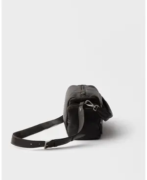 Prada Distressed Nappa Leather Shoulder Bag