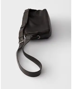Prada Distressed Nappa Leather Shoulder Bag