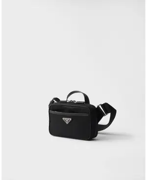 Prada Re-nylon And Saffiano Leather Shoulder Bag