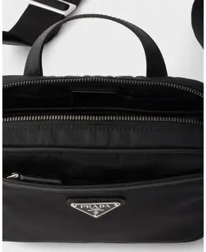 Prada Re-nylon And Saffiano Leather Shoulder Bag