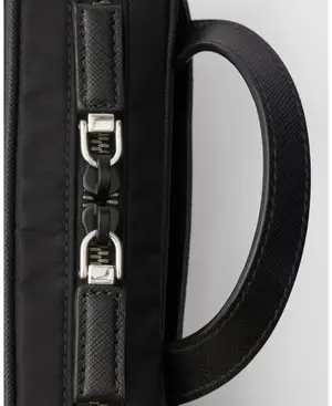 Prada Re-nylon And Saffiano Leather Shoulder Bag