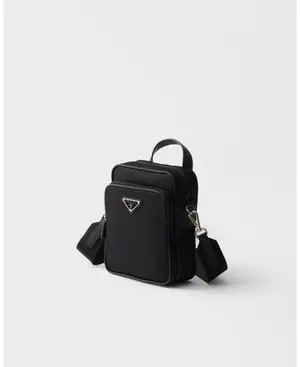 Prada Re-nylon And Saffiano Leather Shoulder Bag