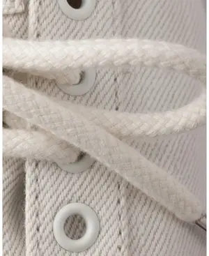Prada Collapse Denim Sneakers - White