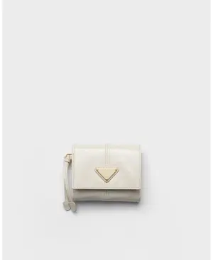 Prada Small Leather Wallet - White
