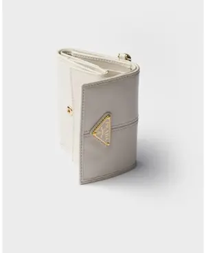 Prada Small Leather Wallet - White