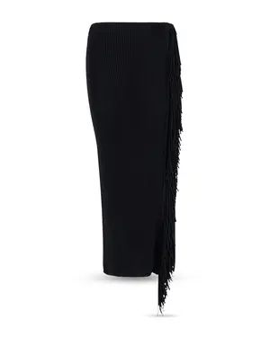 Emporio Armani Fringe Ottoman Skirt