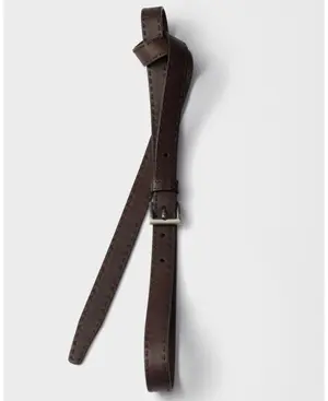Prada Antiqued Leather Belt