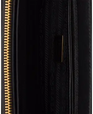 Prada Galleria Medium Saffiano Leather Bag - Black