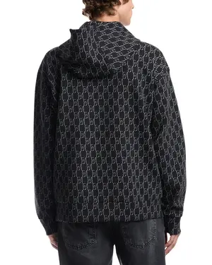 Emporio Armani Oversized Double Cotton Jersey Hoodie