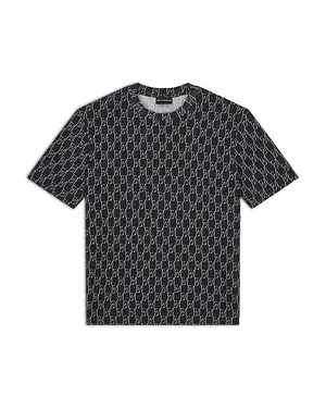 Emporio Armani Graphic Print Tee Navy
