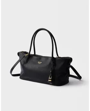 Prada Large Leather Tote Bag
