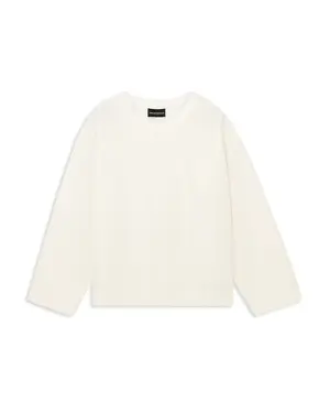 Emporio Armani Chevron Jacquard Sweater - Warm White