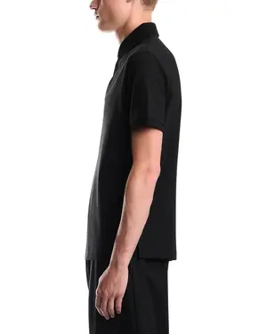 Emporio Armani Cotton Jacquard Jersey Polo Shirt