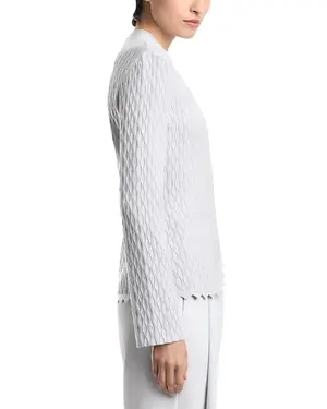Emporio Armani Asymmetrical Zip-up Blazer - White
