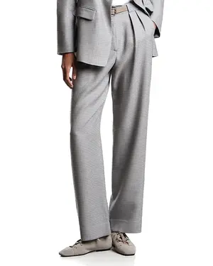 Emporio Armani Pied De Poule Checkered Trousers