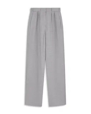 Emporio Armani Pied De Poule Checkered Trousers