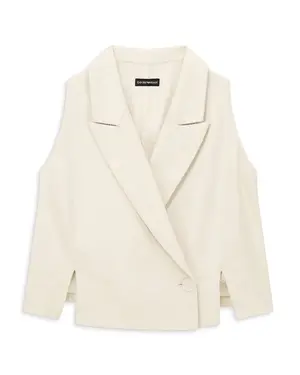 Emporio Armani Oversized Button Front Waistcoat
