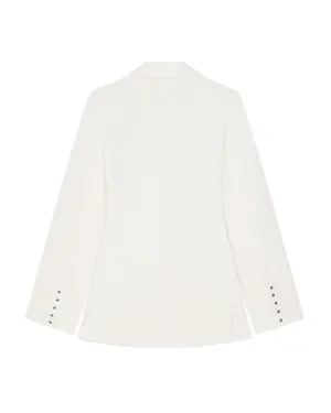 Emporio Armani Enver Satin One Button Blazer