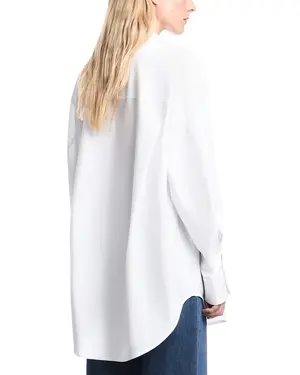 Emporio Armani Oversized Cotton Poplin Shirt