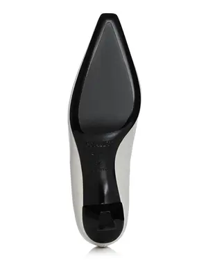 NODALETO Dona Leather Kitten Heel Pumps