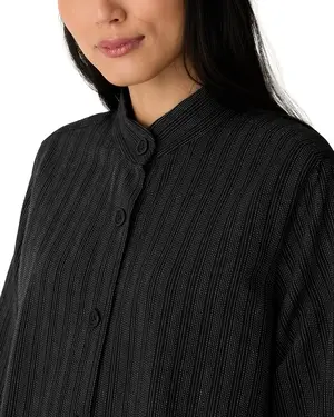 Eileen Fisher Stand Collar Jacket