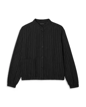 Eileen Fisher Stand Collar Jacket