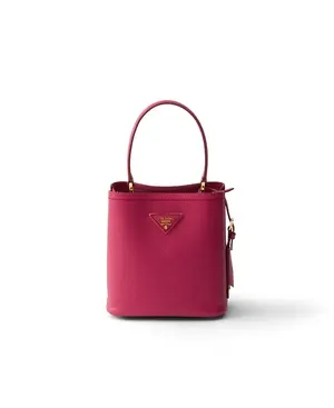 Prada Panier Mini Saffiano Leather Bag - Pink