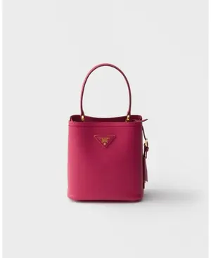Prada Panier Mini Saffiano Leather Bag - Pink
