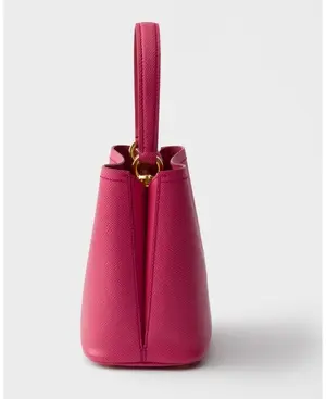 Prada Panier Mini Saffiano Leather Bag - Pink