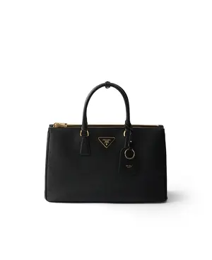 Prada Galleria Large Saffiano Leather Bag Black