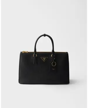 Prada Galleria Saffiano Leather Large Bag - Black