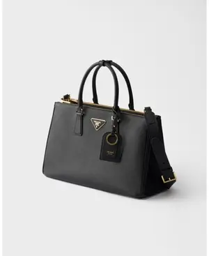 Prada Galleria Saffiano Leather Large Bag - Black