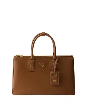 Prada Galleria Large Saffiano Leather Bag - Brown