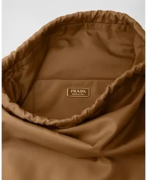 Prada Re-nylon Drawstring Pouch - Brown