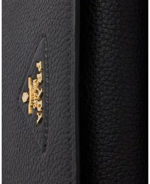 Prada Leather Mini Handbag - Black