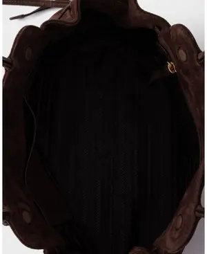 Prada Carry Medium Suede Bag